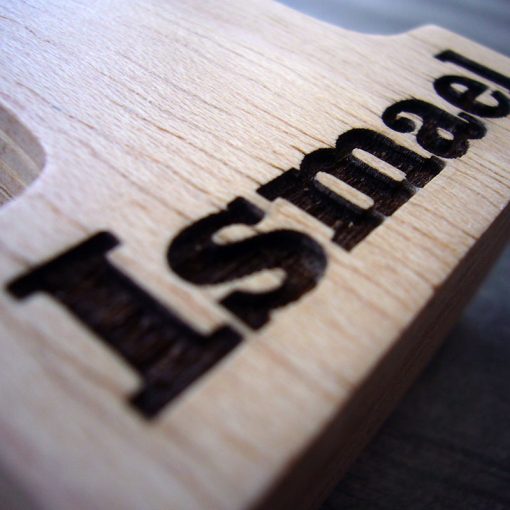 Letra I con el nombre de Ismael - Decoraletras