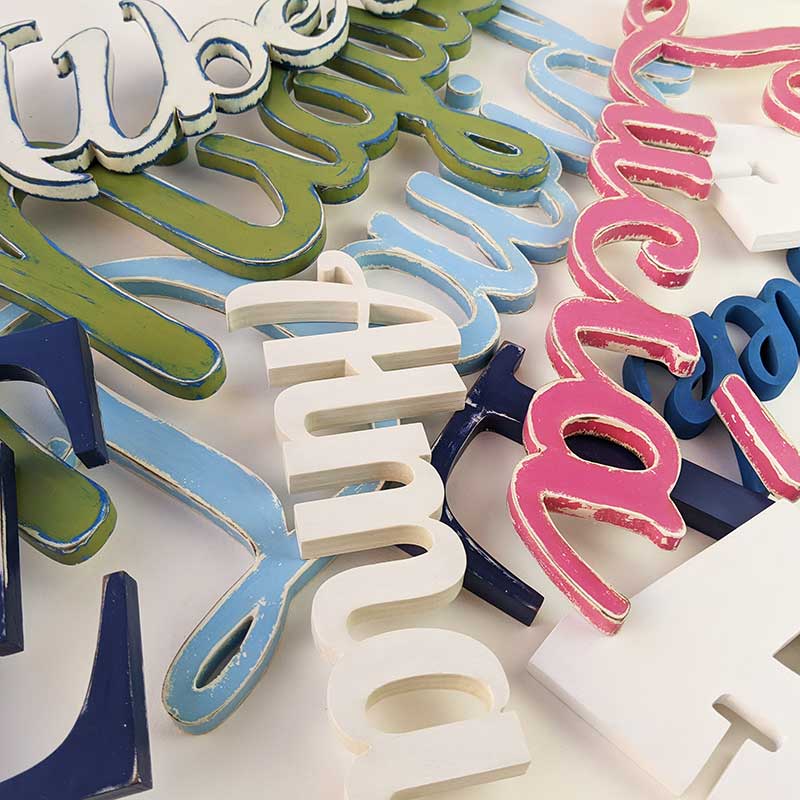 Ideas Para Pintar Letras De Madera DIY: ¡Letras Gigantes Para Tu