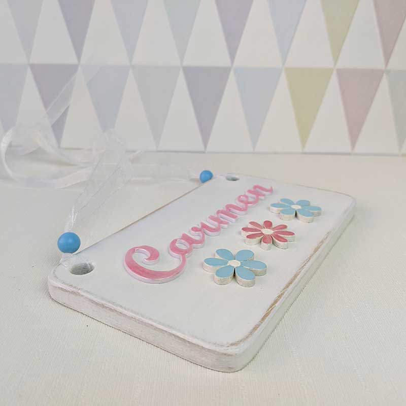 Letrero blanco personalizable - Decoraletras